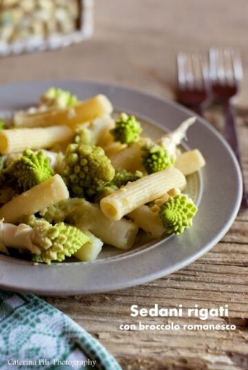 Pasta con broccolo romano Bimby - Semplicemente Light